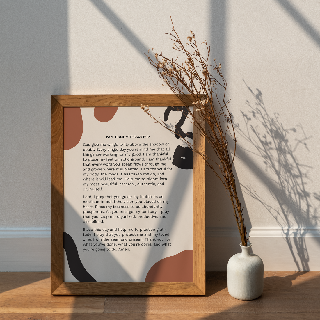 My Daily Prayer | Matte Art Print – Legendary Rootz